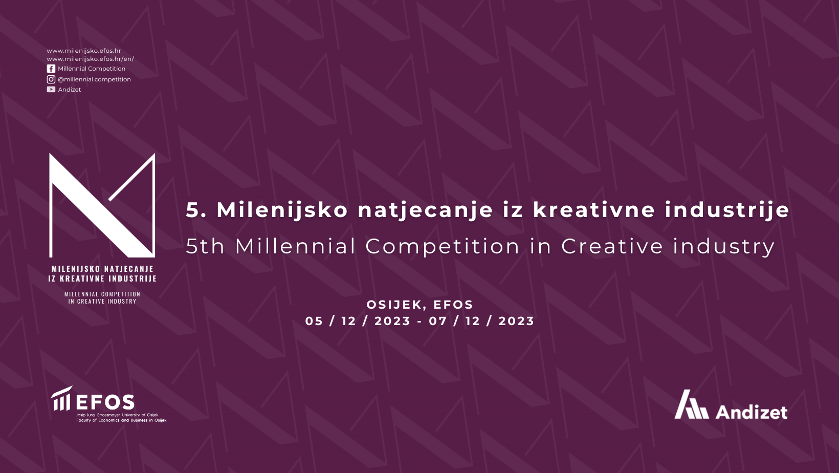 5th Millennium Creative Industry Competition - Faculty of Economics in ...