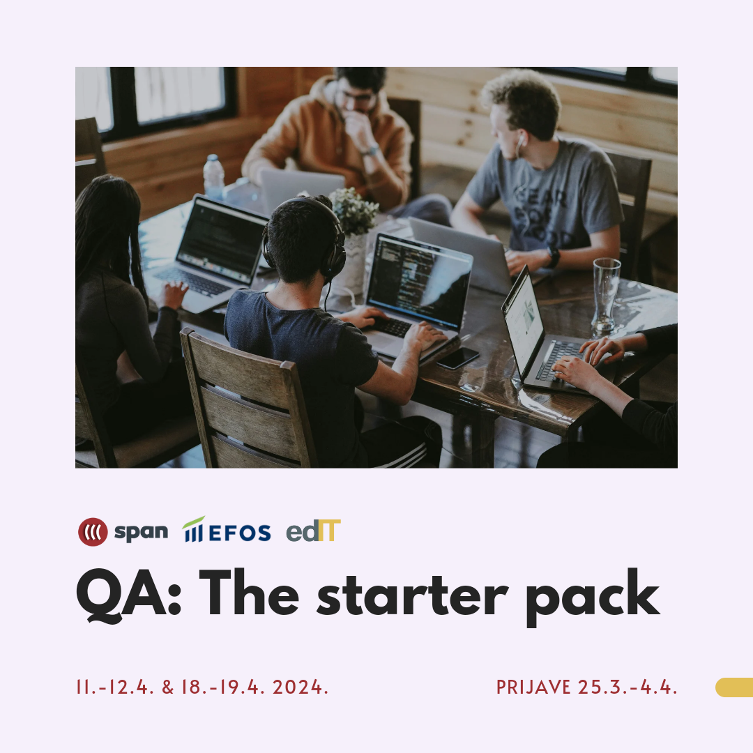 Radionica QA: The starter pack - Ekonomski fakultet u Osijeku | EFOS